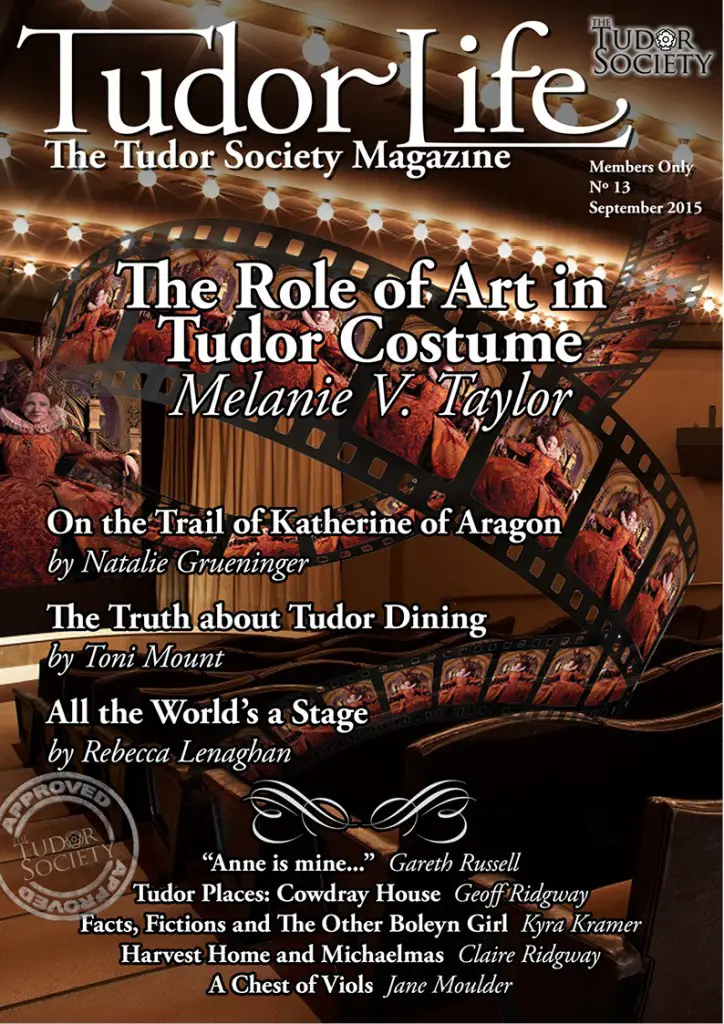 September 2015 Tudor Life Magazine - The Tudor Society