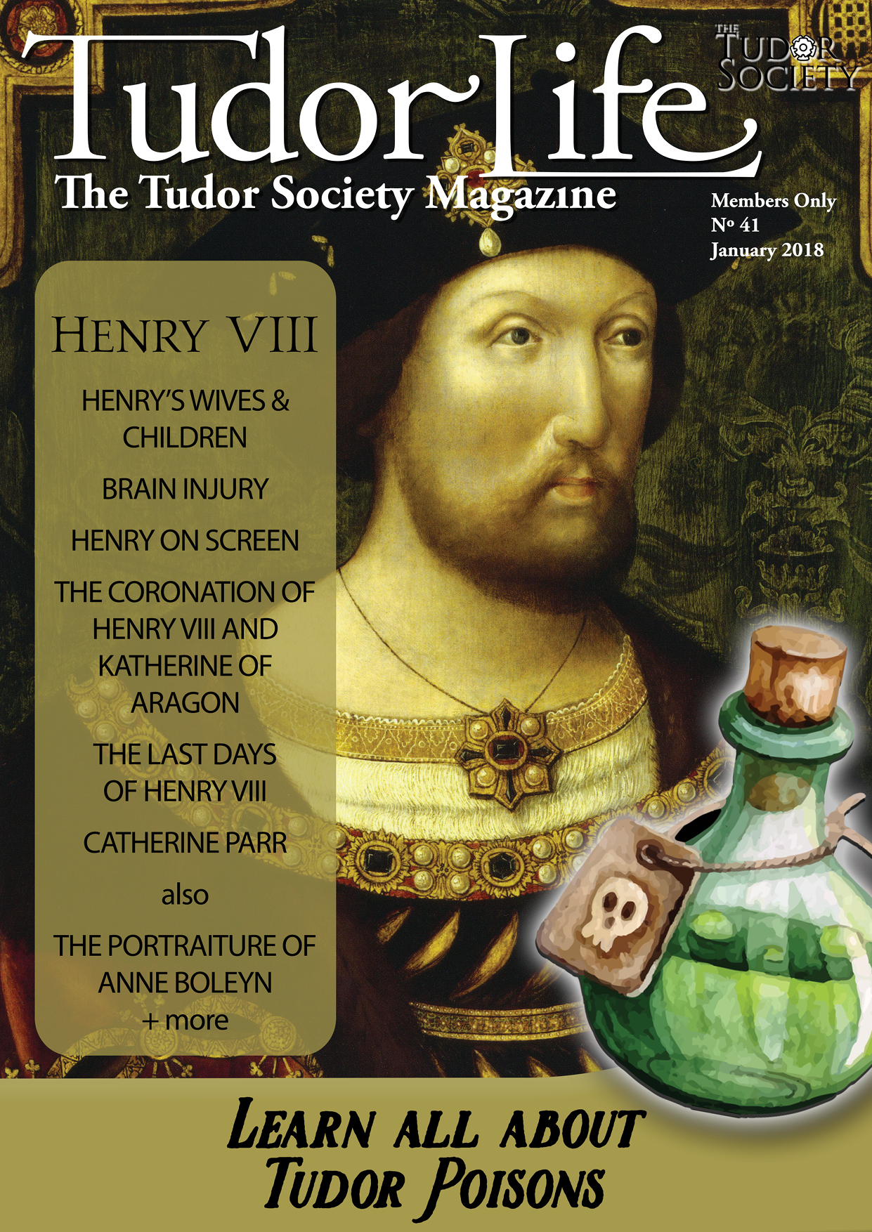 January 2018 - Tudor Life - Henry VIII - The Tudor Society