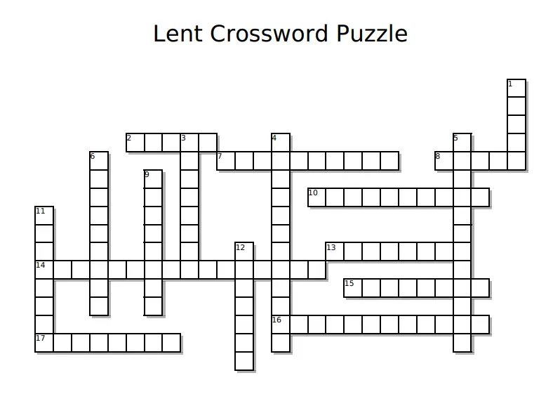 Lent Crossword Puzzle Grade 10 Crossword Puzzle | PDF