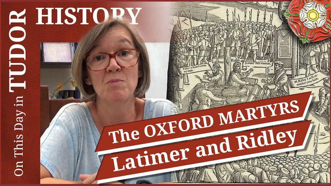16 October - Oxford Martyrs Latimer and Ridley meet their ends - The ...