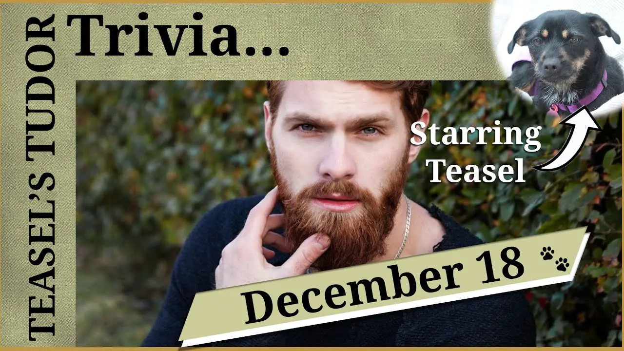 18 December - Elizabethan courtiers dyed their hair and beards red ...