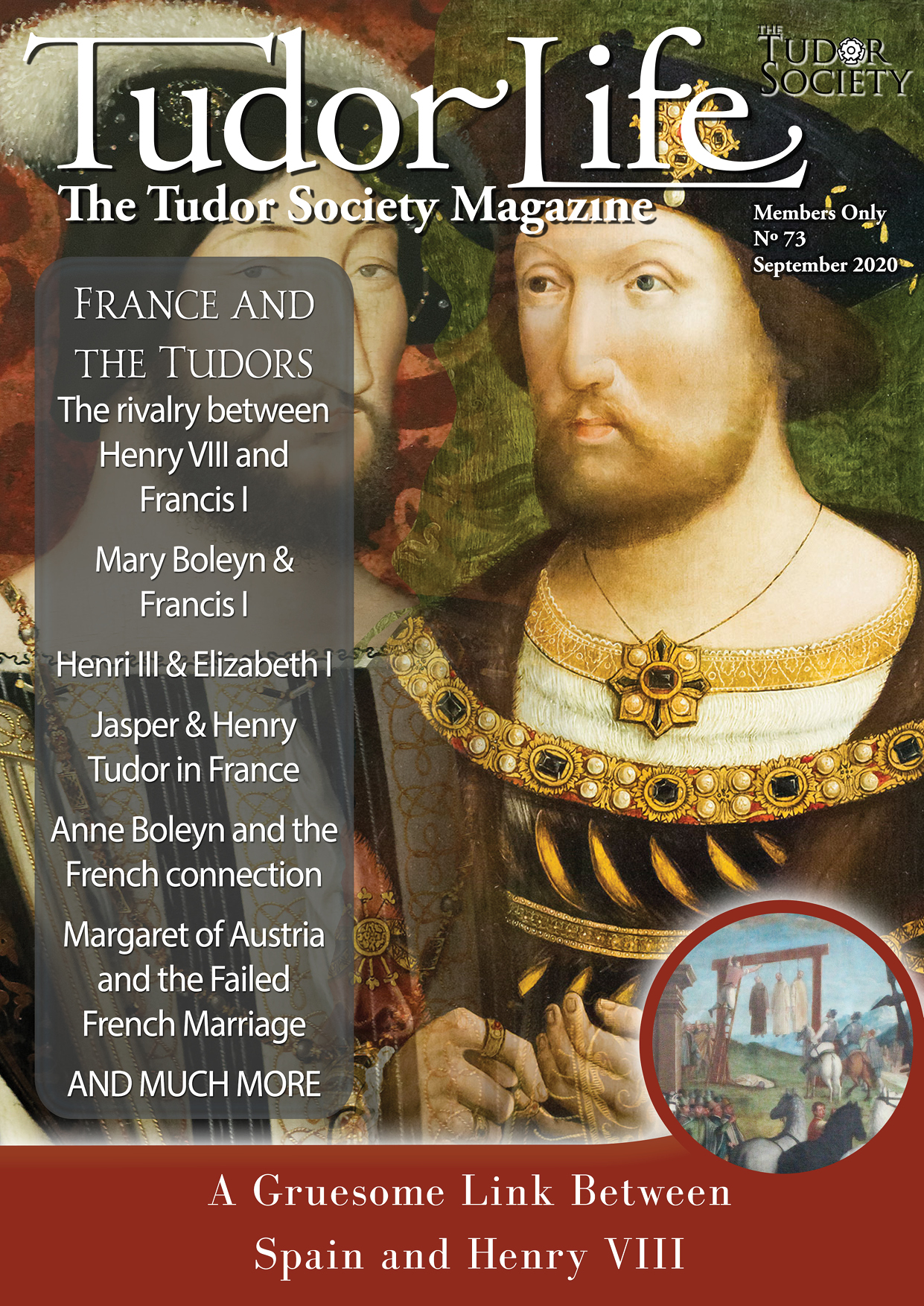 September 2020 - Tudor Life - France and the Tudors - The Tudor Society