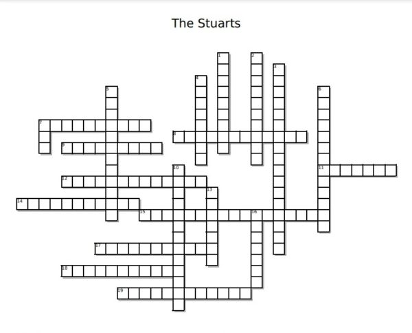 The Stuarts Crossword - The Tudor Society