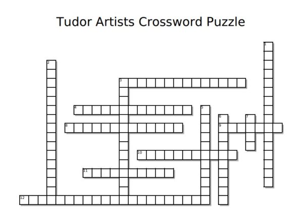 Tudor Artists Crossword Puzzle - The Tudor Society