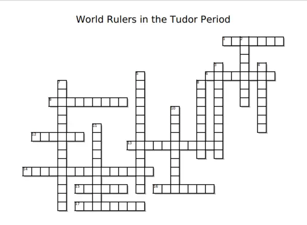 World Rulers in the Tudor Period - The Tudor Society