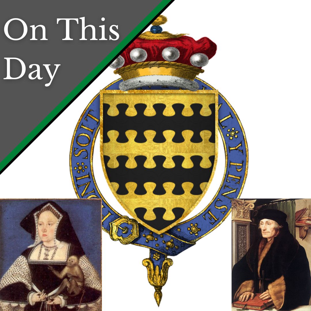 November 8 - William Blount, 4th Baron Mountjoy, Catherine of Aragon's ...